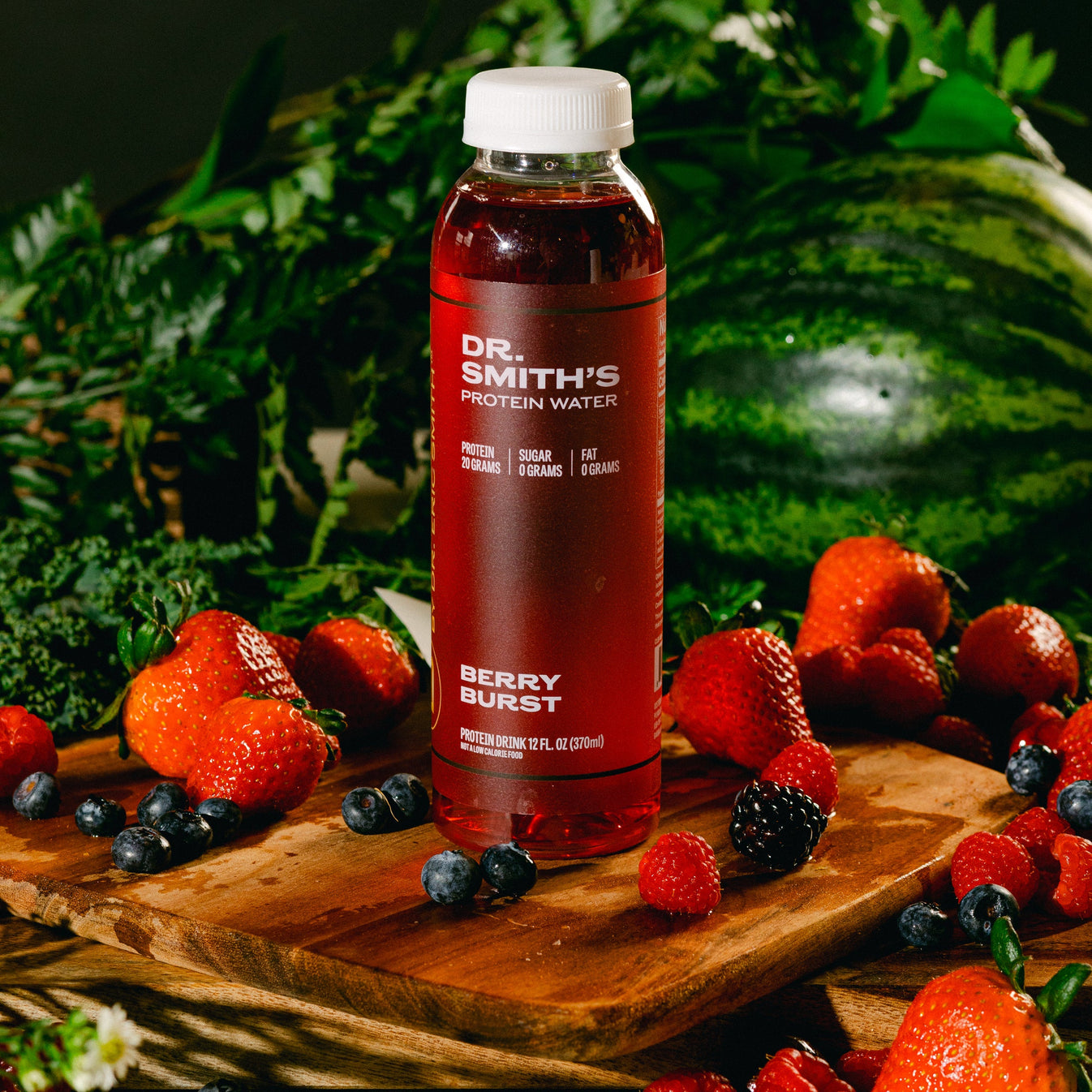 DR. SMITH'S PROTEIN WATER 4 OR 12 PACK BERRY BURST – Bari Balance